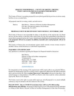 Fillable Online REQUEST FOR PROPOSAL - Virginia Fax Email Print - pdfFiller