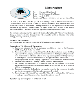 Fillable Online David Huseman, City Manager Fax Email Print - pdfFiller