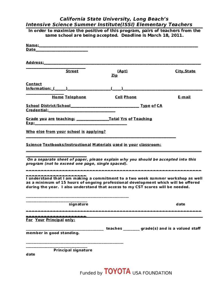 CSI Certificate - California State University, Long Beach Doc Template | pdfFiller