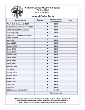Fillable Online CCHS order form Fax Email Print - pdfFiller