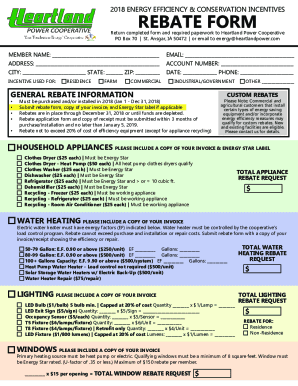 Fillable Online LED Lighting Rebate Programs by State Birddog Lighting ...