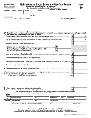 Fillable Online Nebraska Tax Forms and Instructions for 2020 (Form ...