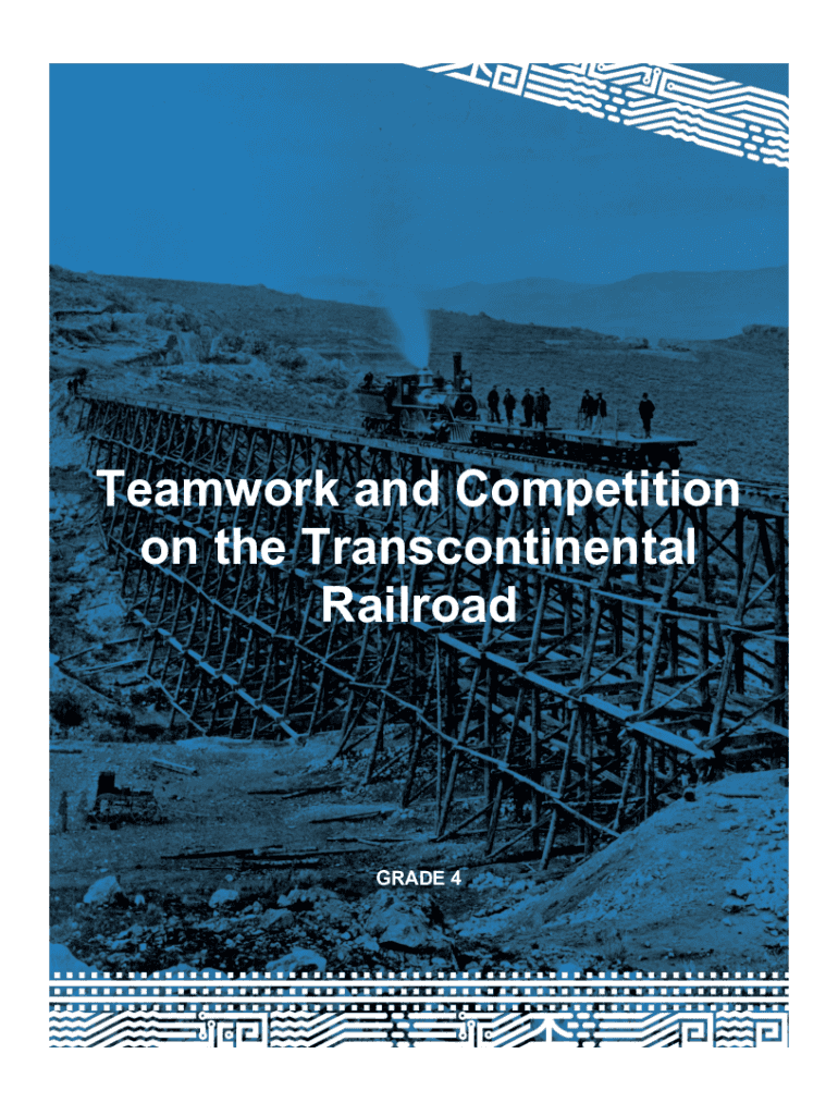 Fillable Online Teamwork and Competition on the Transcontinental ...