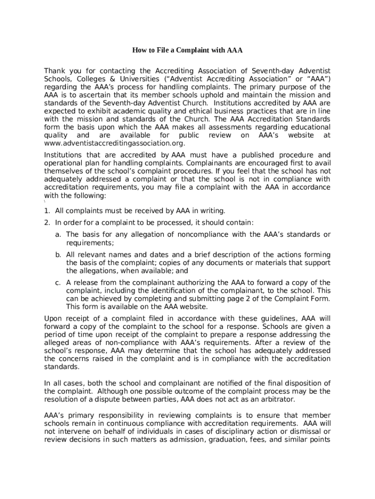 Complaint (Draft) Doc Template | pdfFiller