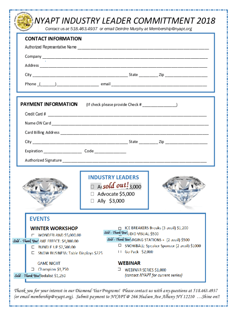 Fillable Online NYAPT - Contact Us Fax Email Print - pdfFiller