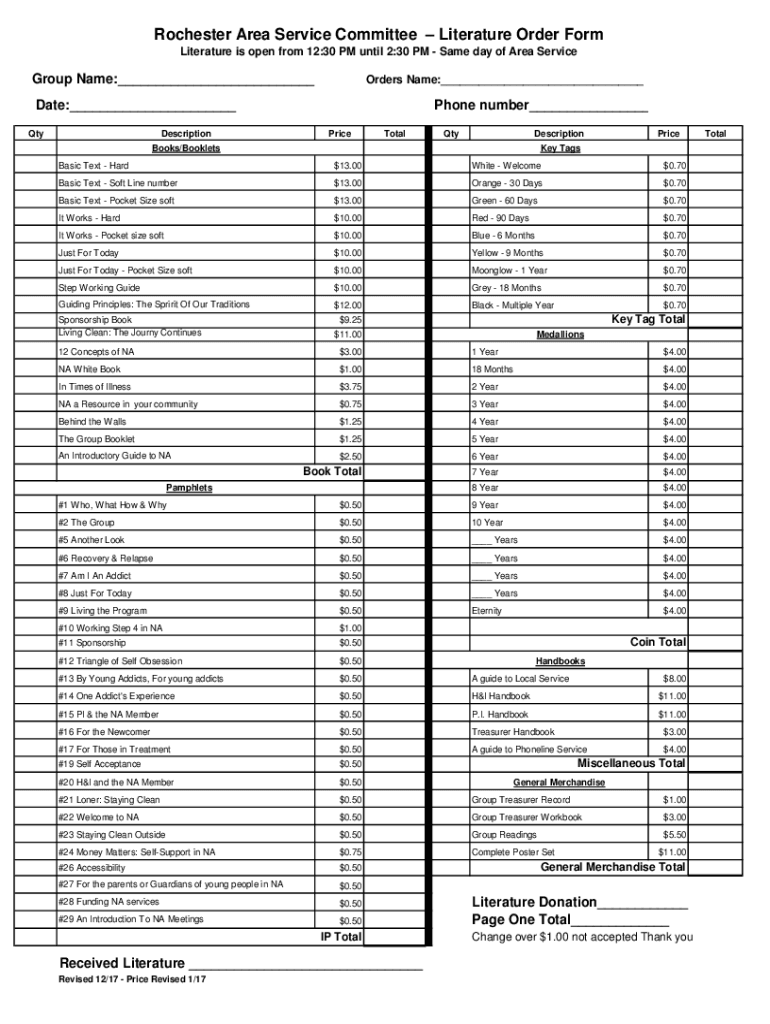 Fillable Online New Lit form in progress V2.2.xls Fax Email Print ...