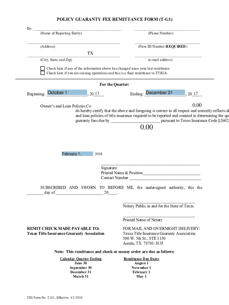 Fillable Online Fillable Online GF Remittance Form-PDF FILLABLE - Texas ...