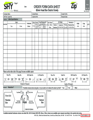 Fillable Online Date Sheet Form 65MG Double Sided Fax Email Print ...