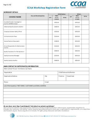 Fillable Online CCCAA Forms - CCCAA Fax Email Print - pdfFiller