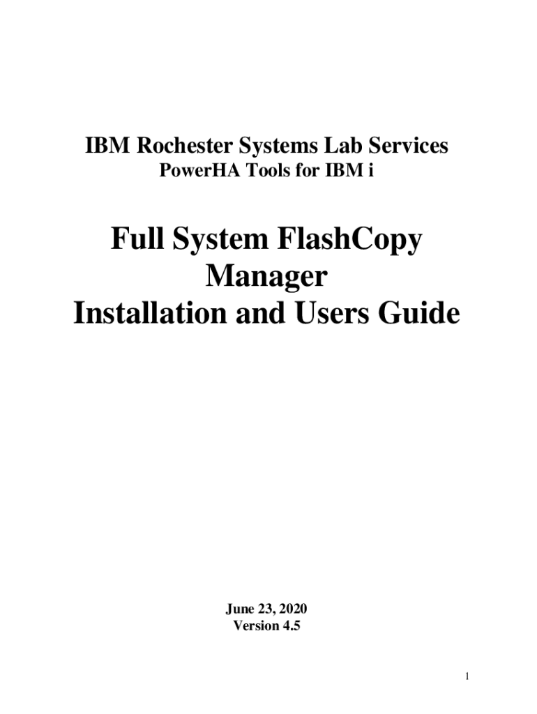 Fillable Online IBM Systems Lab Services and Training Quick-install of ...