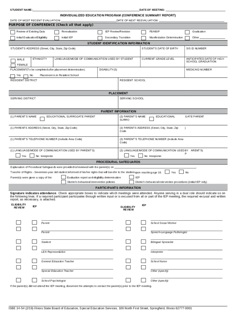 IEP goals in IEP at - Individualized Education Program ... Doc Template ...