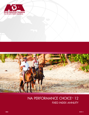 Fillable Online Fixed Index Annuity Portfolio Snapshot - North American ...