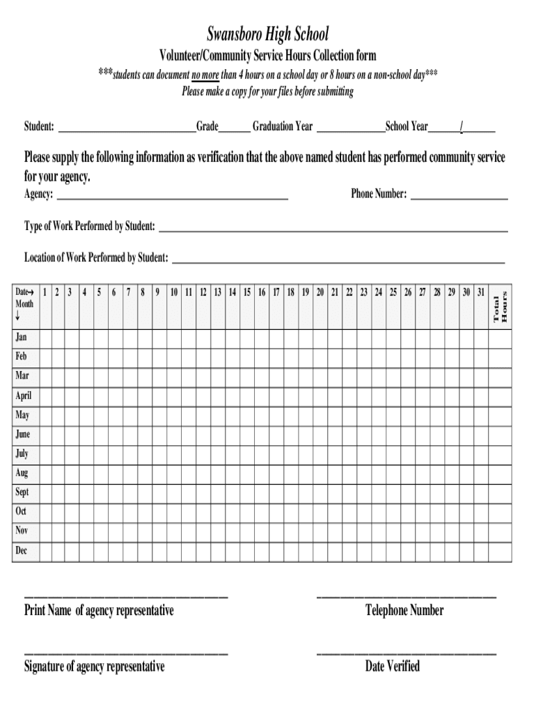 Fillable Online Students / Service Hours - browardschools.com Fax Email ...