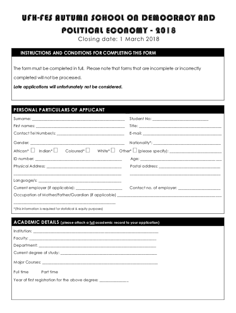 Fillable Online INSTRUCTIONS AND CONDITIONS FOR COMPLETING THIS FORM ...