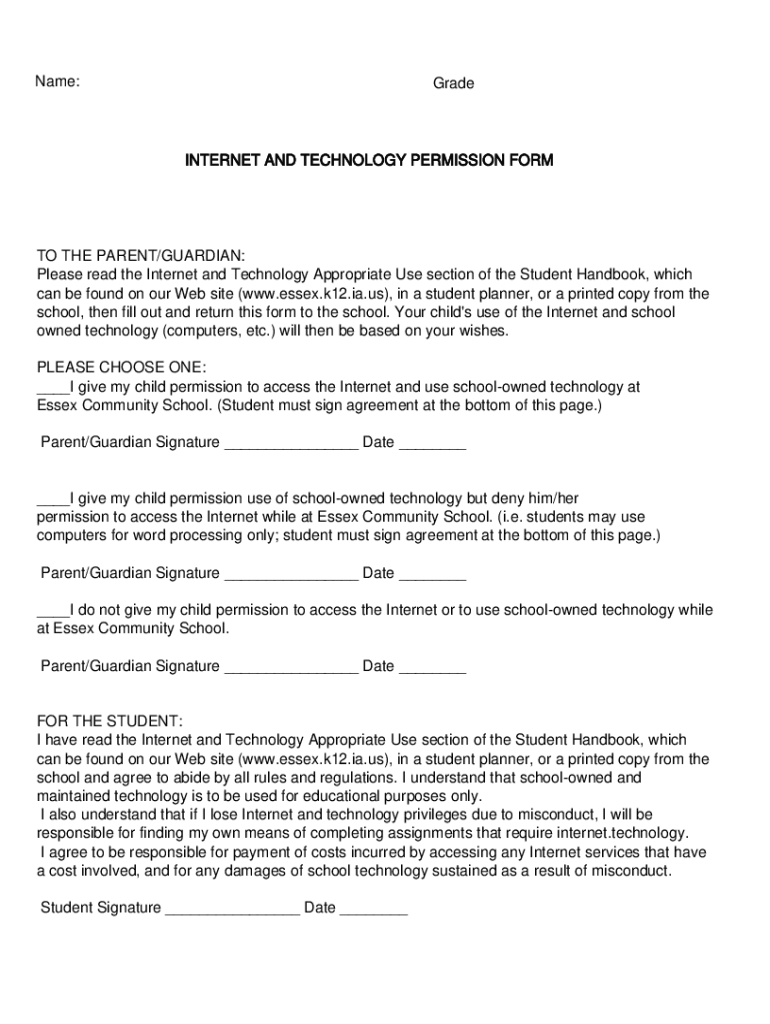 Fillable Online Network User Guidelines and Consent Form Fax Email ...