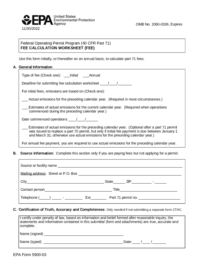 OMB No - US EPA Doc Template | pdfFiller