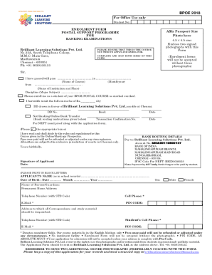 Fillable Online BPOE Enrolment Form.doc Fax Email Print - pdfFiller