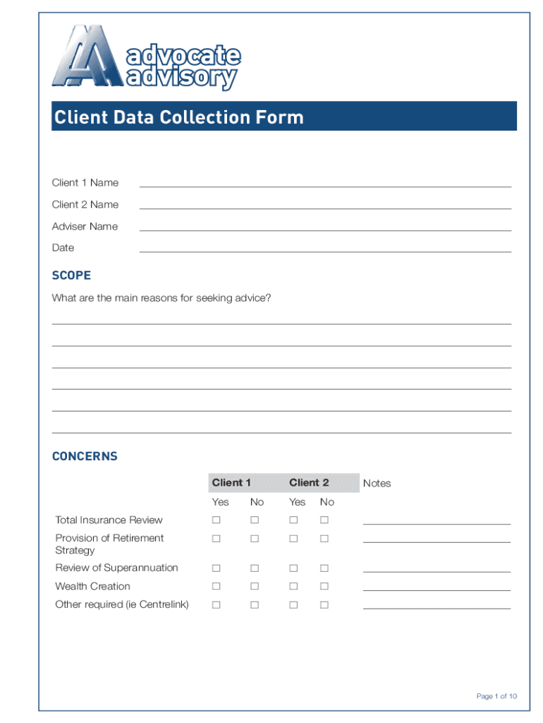 Fillable Online Can I use PDF forms to collect information from clients ...