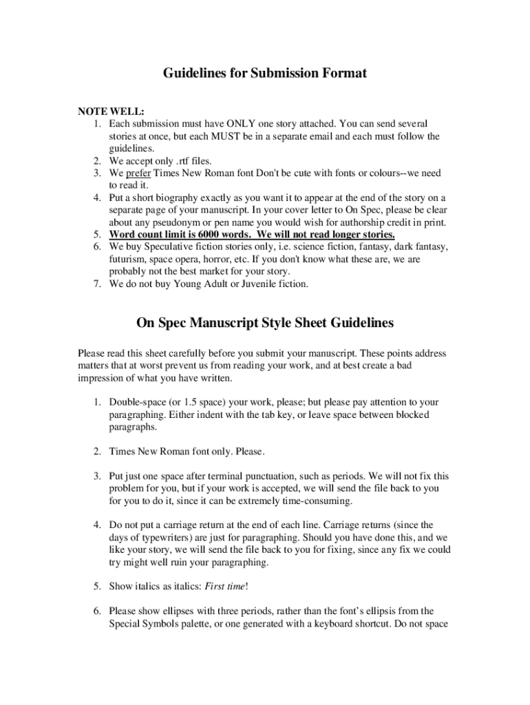 Fillable Online 24 of the Best Journals Accepting Short Story ...