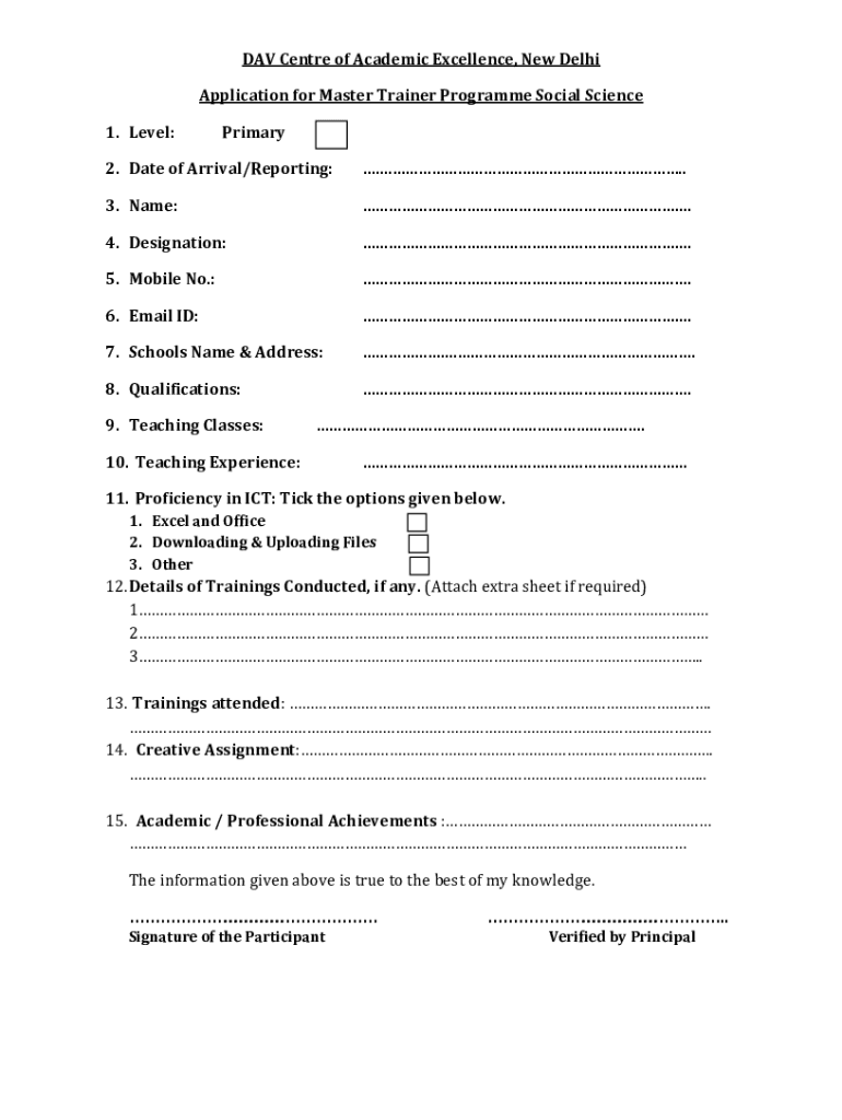 Fillable Online MT App. Form -.docx Fax Email Print - pdfFiller