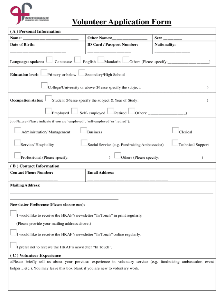 Fillable Online aids org Guide for Requirements to lodge application ...