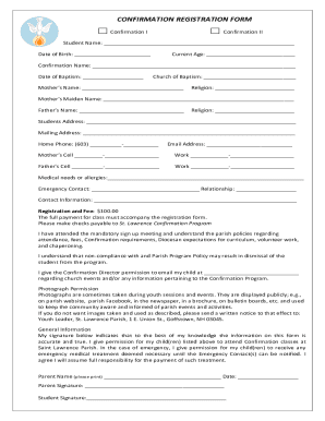 Fillable Online PDF Godparent Eligibility Form - Christ the KingTampa ...