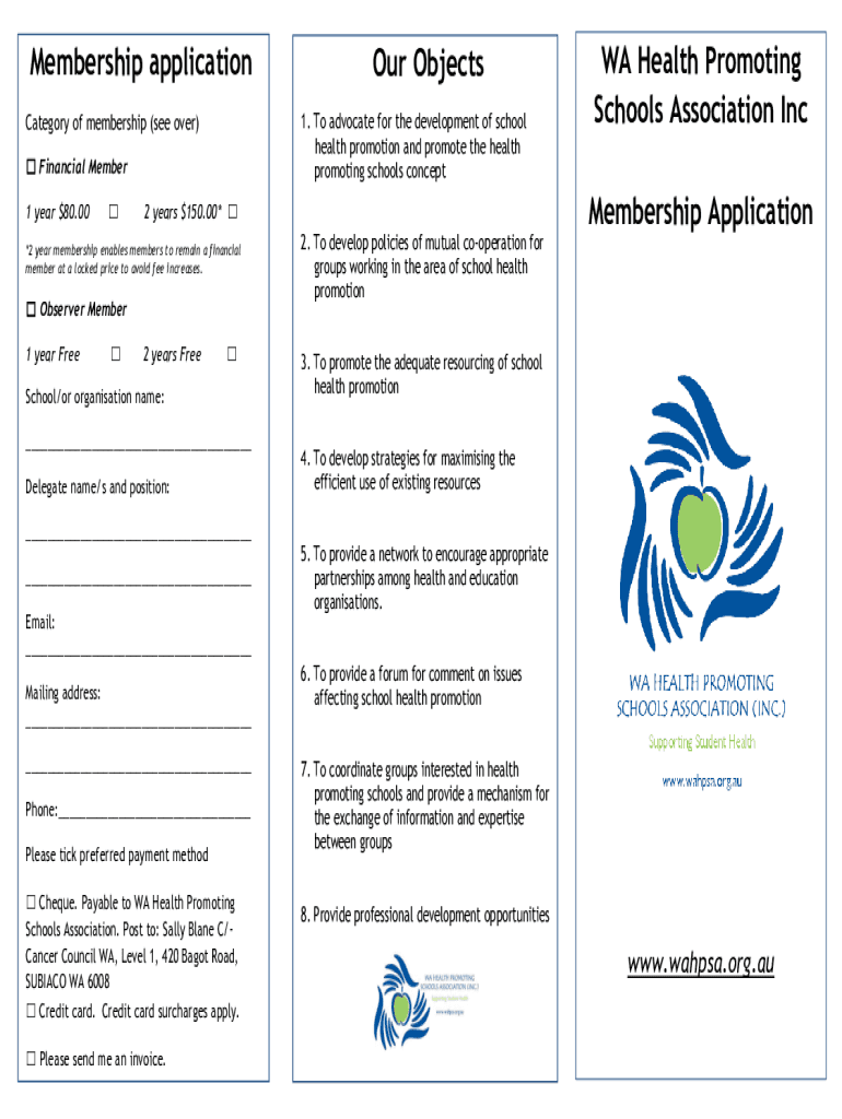 Fillable Online wahpsa org Health Promotion - Department of Basic ...