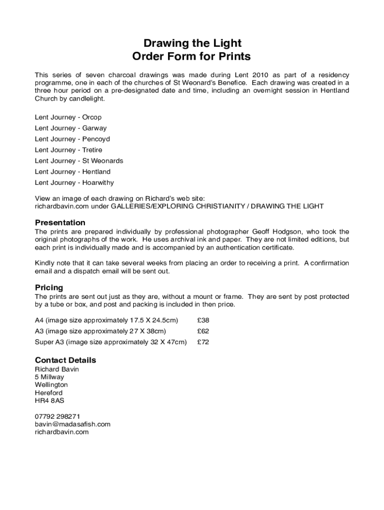 Fillable Online charcoal techniques worksheet Fax Email Print - pdfFiller