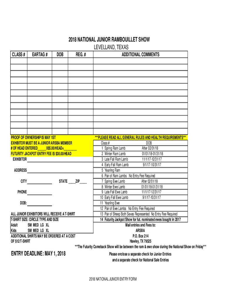Fillable Online PDF judging contest entry worksheet - Houston Livestock ...