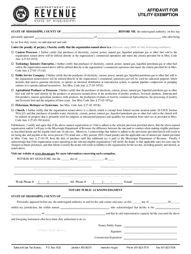 Fillable Online PT-471 Service Member's Affidavit For Exemption of Ad ...