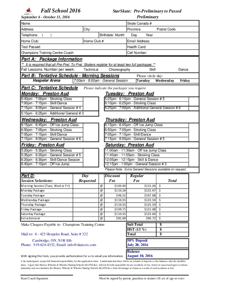 Fillable Online 16 Fall - Pre-Prel to Prel Form.xls Fax Email Print ...