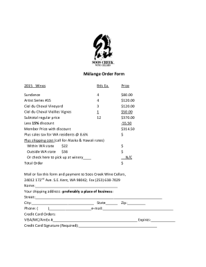 Fillable Online WINE SAMPLE SUBMISSION FORM - Wine Enthusiast Fax Email ...
