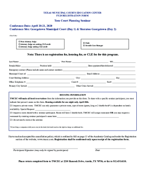 Fillable Online Georgetown Municipal Court - Texas Municipal Courts ...