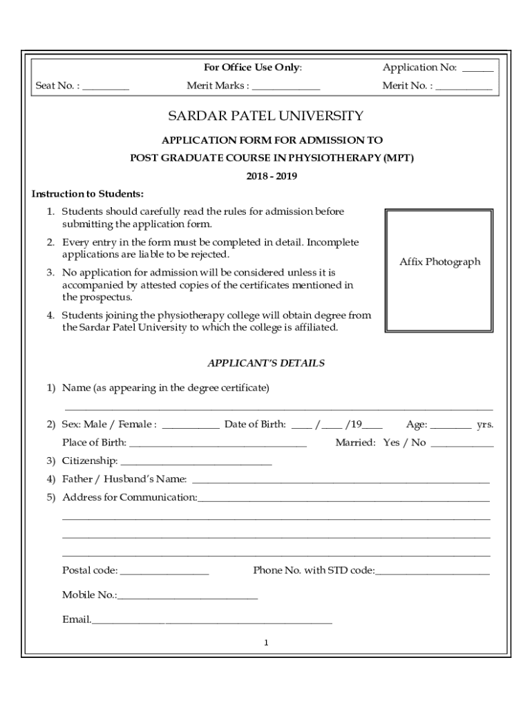 Fillable Online Sardar Patel Education Campus - SPEC, Anand - News and ...
