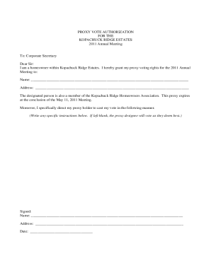 Fillable Online 11-5-11 Annual Meeting proxy form.doc Fax Email Print ...