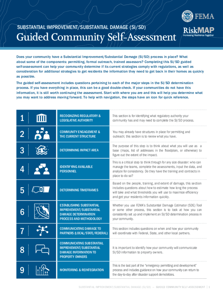 Fillable Online SUBSTANTIAL IMPROVEMENT/SUBSTANTIAL DAMAGE (SI/SD ...