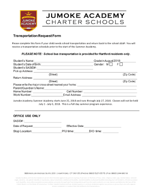 Fillable Online Bus-Transpo-Form-Summer-Intensive-2018 FINAL.docx Fax ...