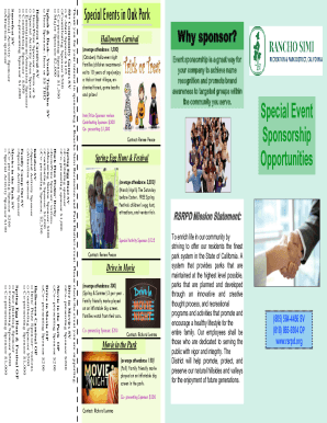 Fillable Online Co- presenting sponsor $1,000 Fax Email Print - pdfFiller