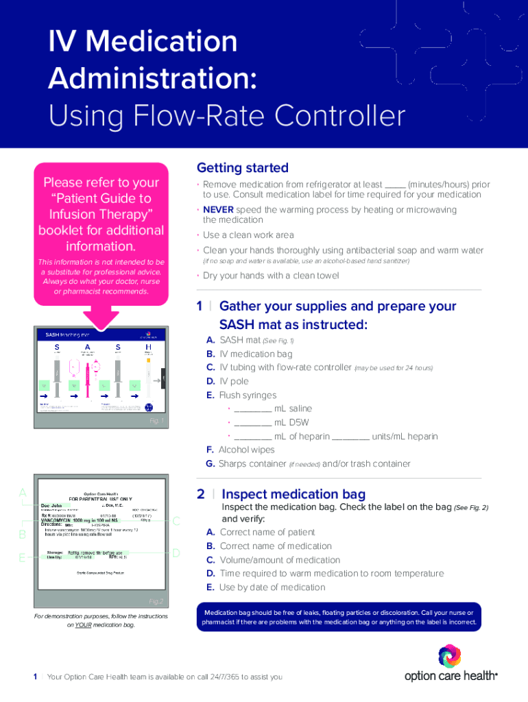 Fillable Online IV Medication Administration - Infusion Therapy ...