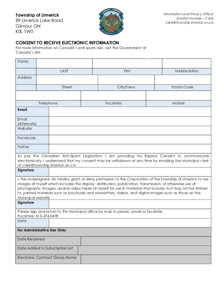Fillable Online MUNICIPAL ELECTION FORMS Fax Email Print - pdfFiller