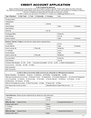 Fillable Online 3 Ways to Fill Out a Credit Application - wikiHow3 Ways ...