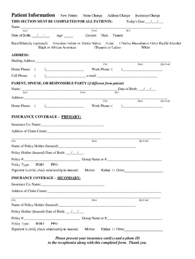 Fillable Online Chapter 3: Defining Categorization Needs for Race and ...