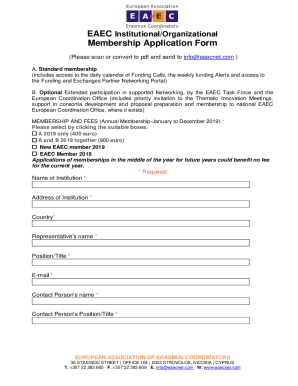 Fillable Online Electronic Application Forms - eFormsEACEA Fax Email ...