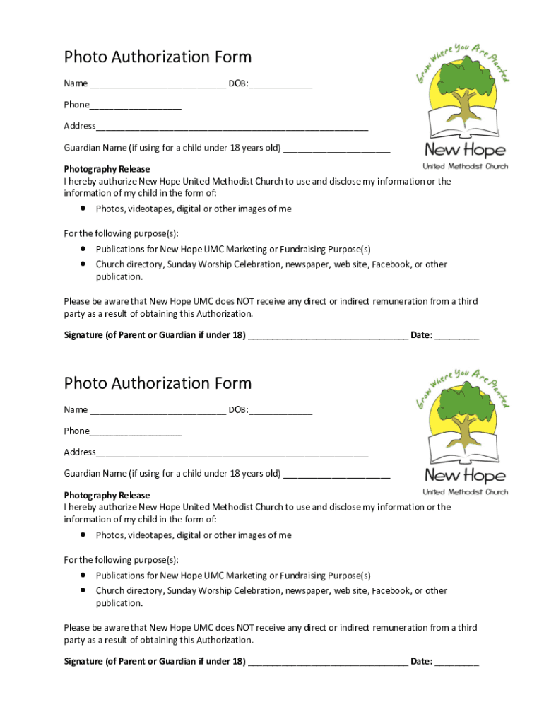 Fillable Online Photo Consent/Release Form - USDA Fax Email Print ...