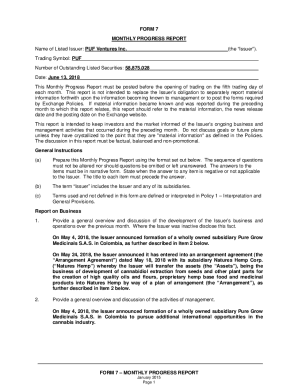 Fillable Online PUF Form 7 - 2018 05 Fax Email Print - pdfFiller