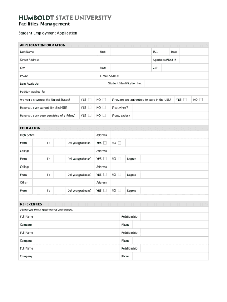 Fillable Online Student Facility Management - Premium Student ...