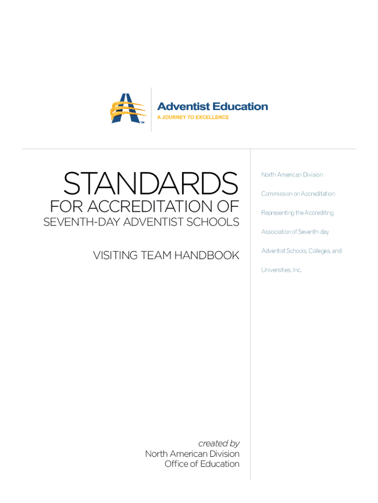 Fillable Online Adventist Accrediting Association ACCREDITATION ...