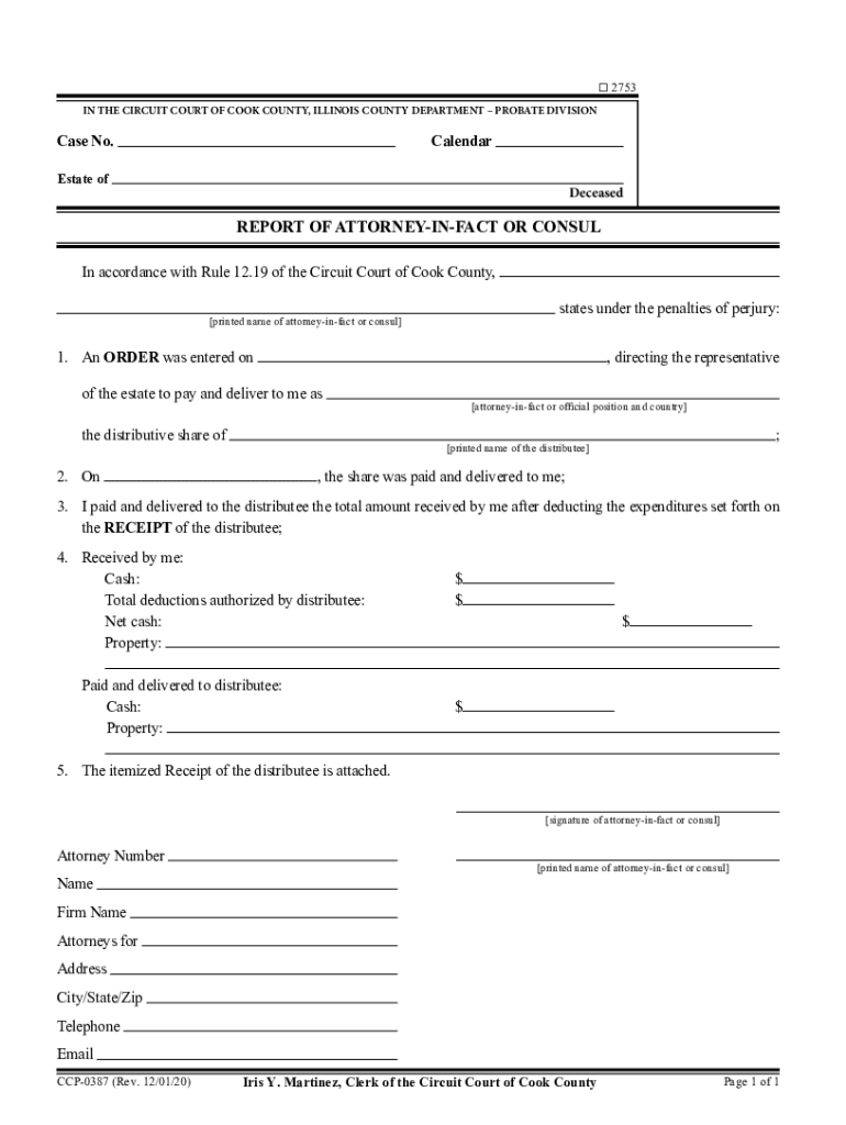 Fillable Online CCP 0214 - Clerk of the Circuit Court of Cook County ...