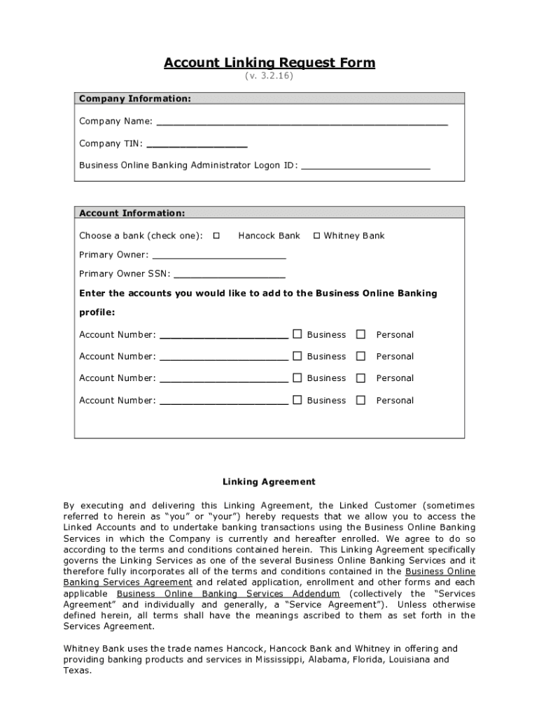 Fillable Online PDF Business Online Banking Enrollment Form - Hancock ...