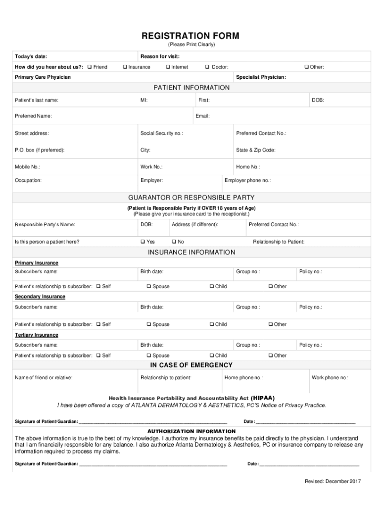 Fillable Online Name: Date of Birth: Date: Patient Health Intake Questionnaire Fax Email Print ...